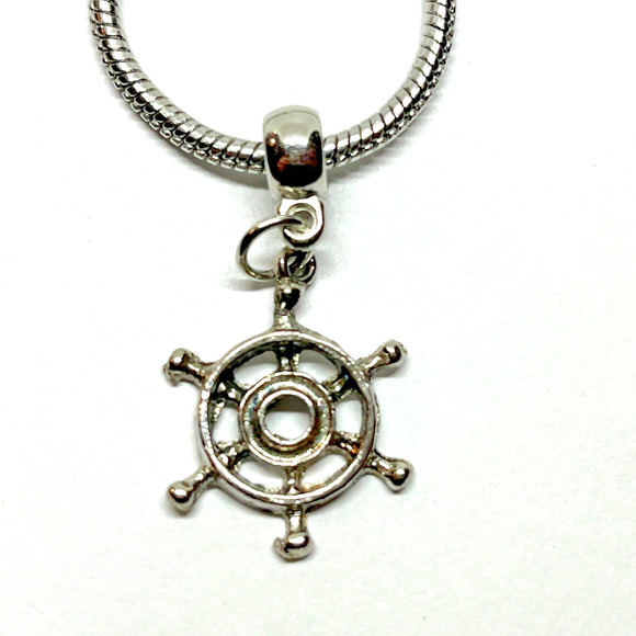 Jewelry | Ships Wheel Charm Dangle For European Bracelet Nautical Boat ...